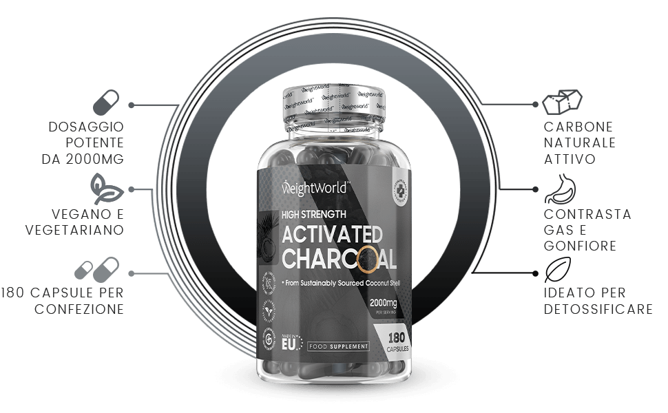 Carbone Attivo | Formula Disintossicante | WeightWorld