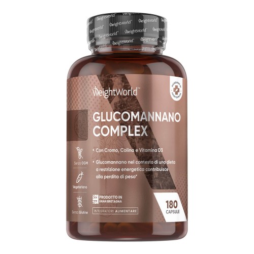 Glucomannano Complex con B3 e D3 | Integratore di fibre alimentari ...
