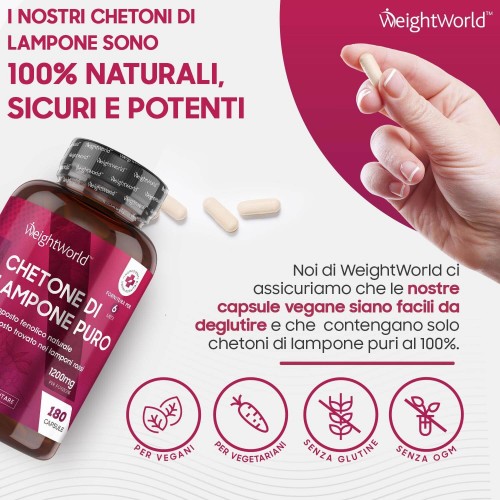 Raspberry Ketone Pure | Chetoni di Lampone Dimagranti | WeightWorld